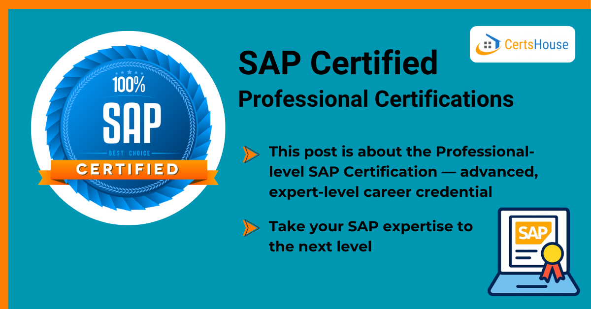 SAP Certified Professional Certification Exams